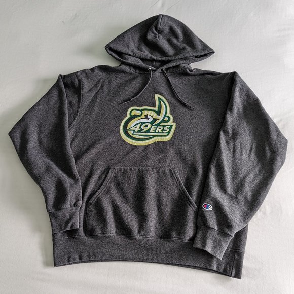 Champion | Shirts | Champion Charlotte Uncc 49ers Gray Oversized Logo ...